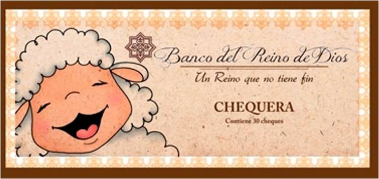 Chequera Banco del Reino de Dios Ovejitas - CQOV-02 – lazzos-store