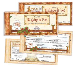 Chequera Banco del Reino de Dios Ovejitas - CQOV-02 – lazzos-store